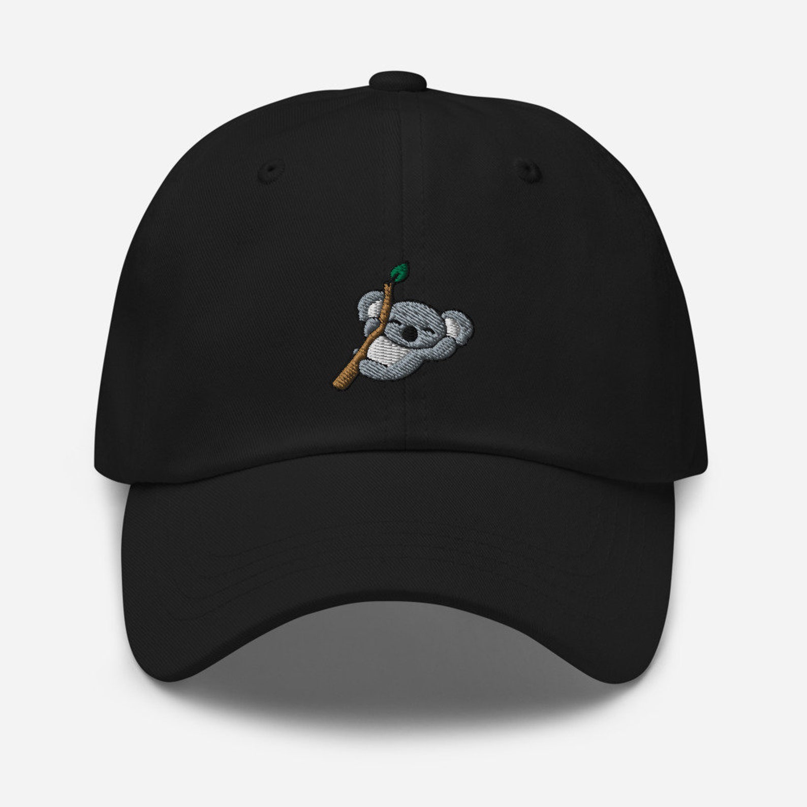 Happy Koala Bear On-the-root Embroidered Cap - Etsy