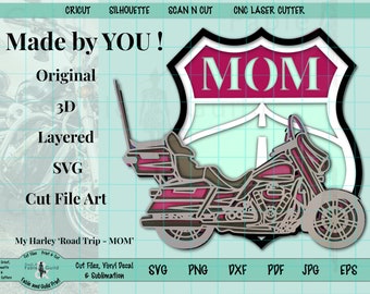 Multilayer Motorcycle Svg - Etsy