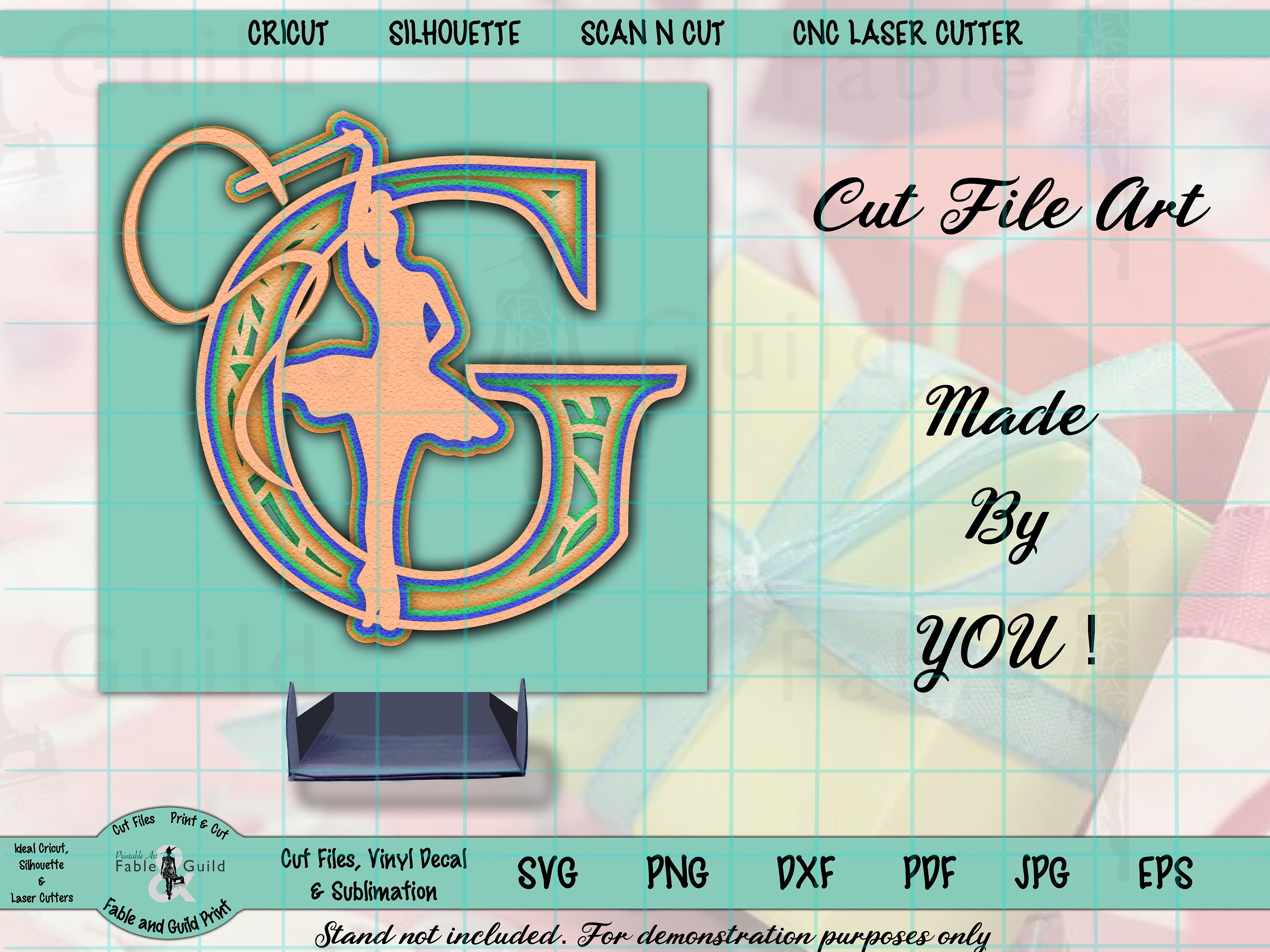 Ballet Dancer Alphabet Monogram Svg Cut File for Cricut and - Etsy