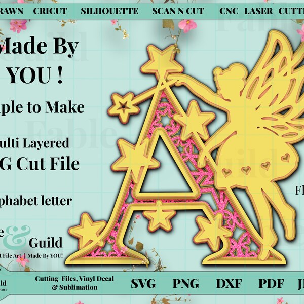 Fairy Monogram - Etsy