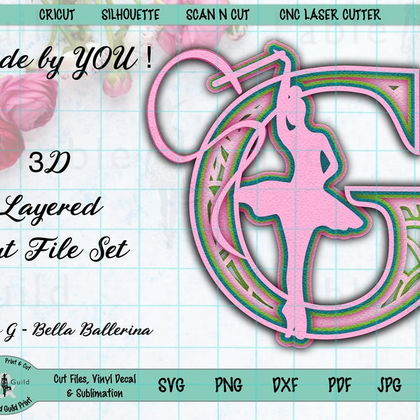 Ballerina Monogram - Etsy