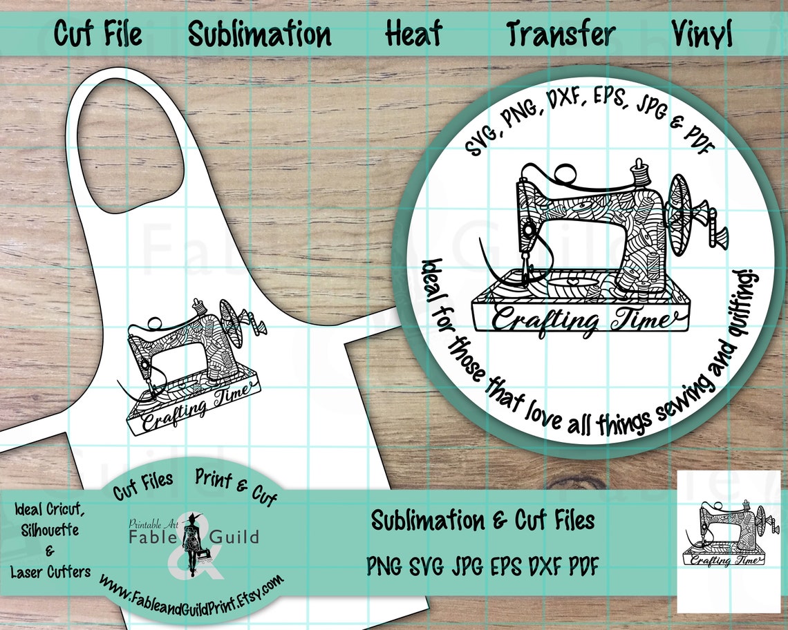 Crafting Time SVG Zentangle Mandala SVG Cut File Crafting - Etsy