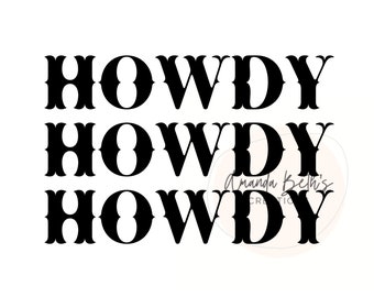 Howdy Get Rowdy Svg - Etsy Australia
