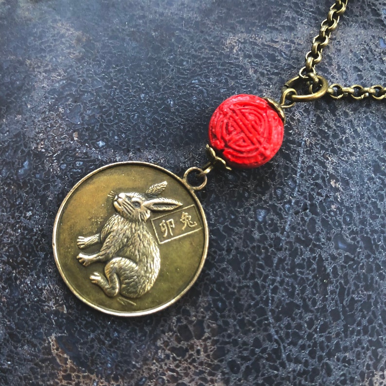 LONGEVITY Rabbit 2023 Year of the Rabbit Good Luck Hare - Etsy