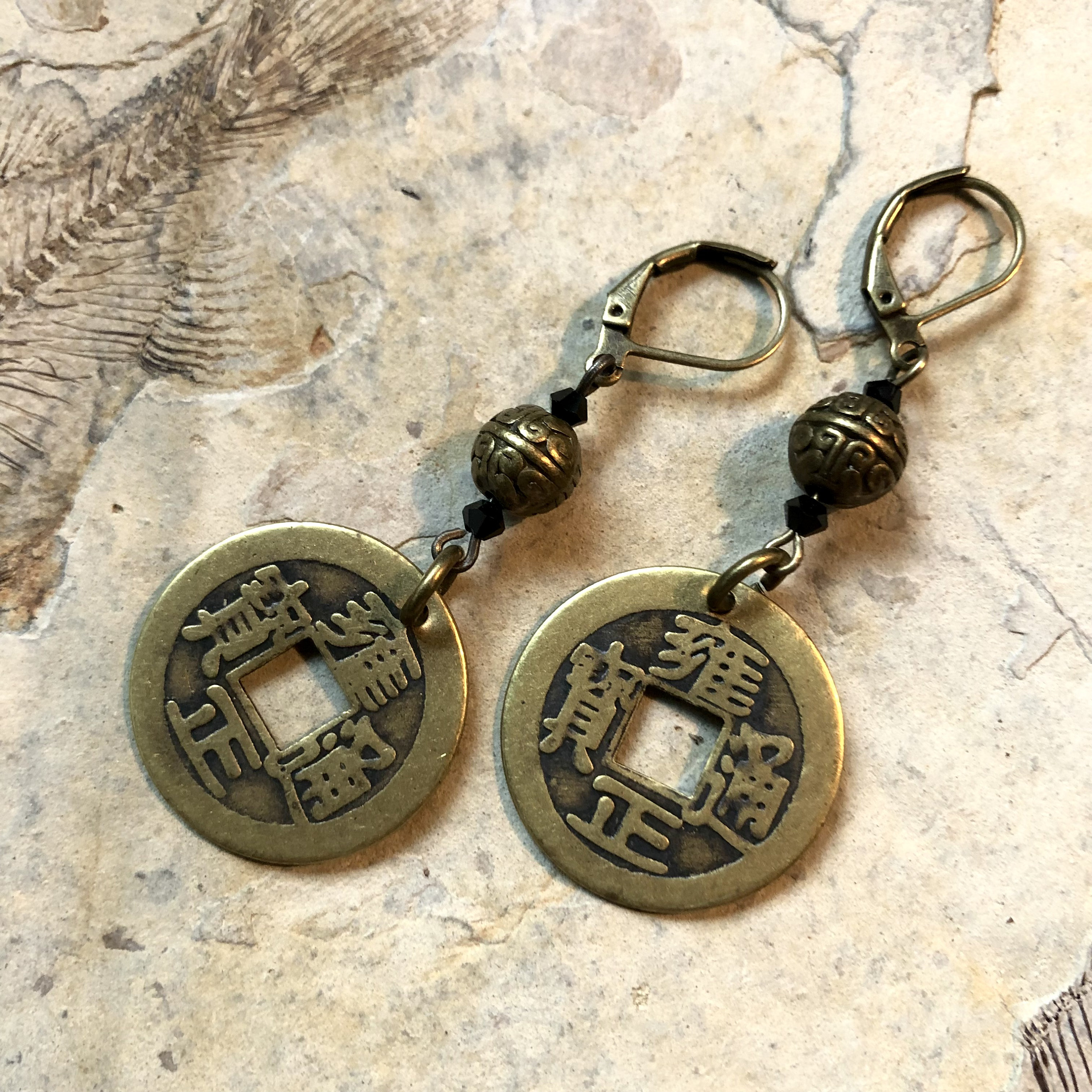 Everyday Elegance - Coin Earrings - Yung Cheng Coin Reproduction (1723 ...