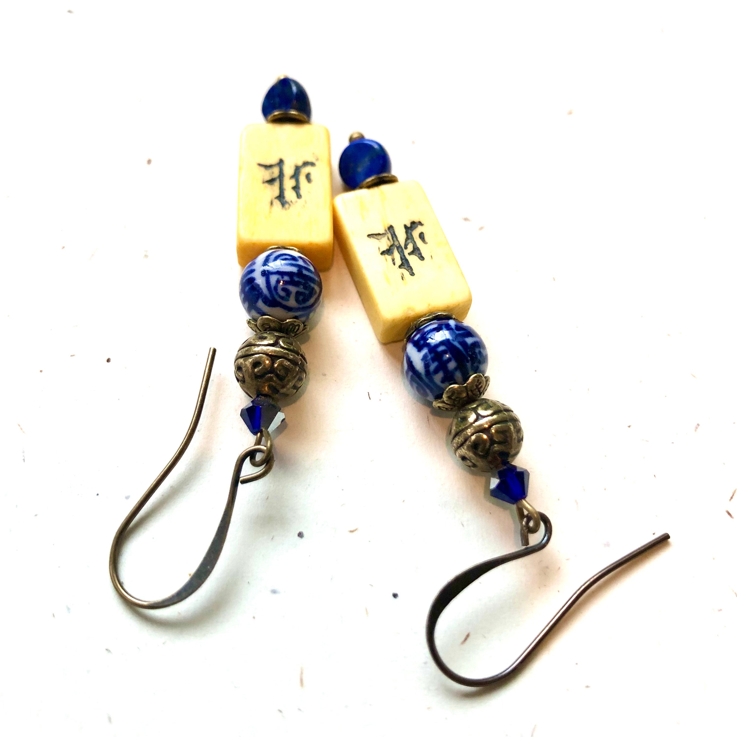 MAHJONG Madness North Wind Tile Earrings North Tile - Etsy