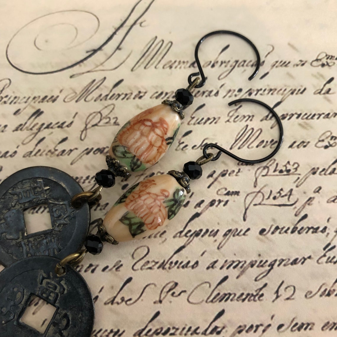 Dreams of Cathay - Hand Painted Porcelain - Reproduction China Coin ...