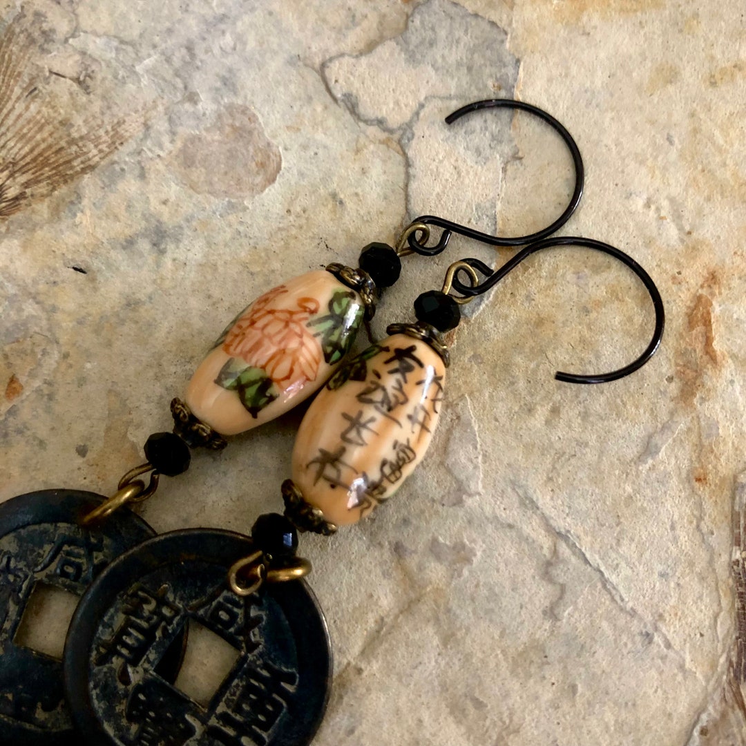 Dreams of Cathay Hand Painted Porcelain Reproduction China Coin Coin ...