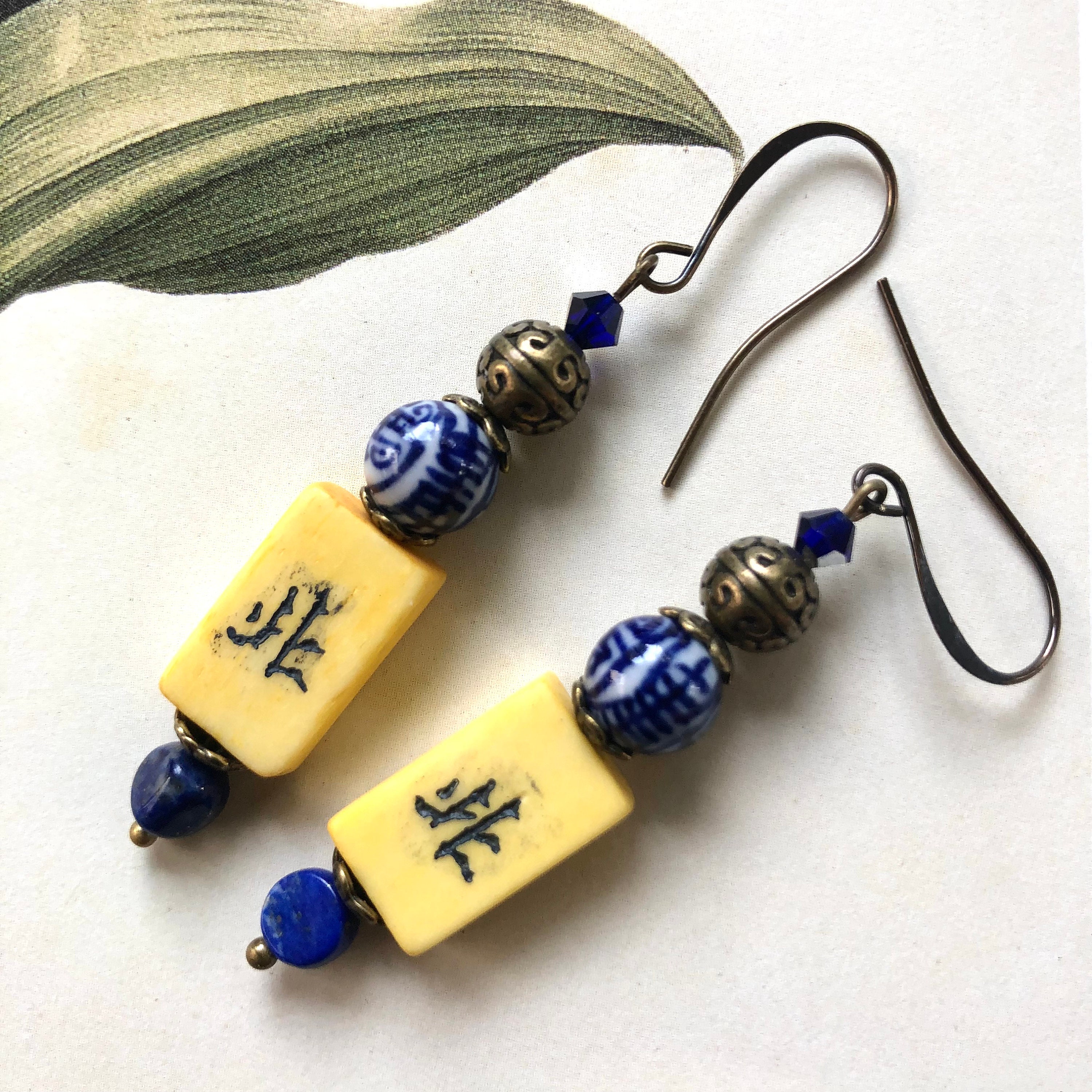 MAHJONG Madness North Wind Tile Earrings North Tile - Etsy