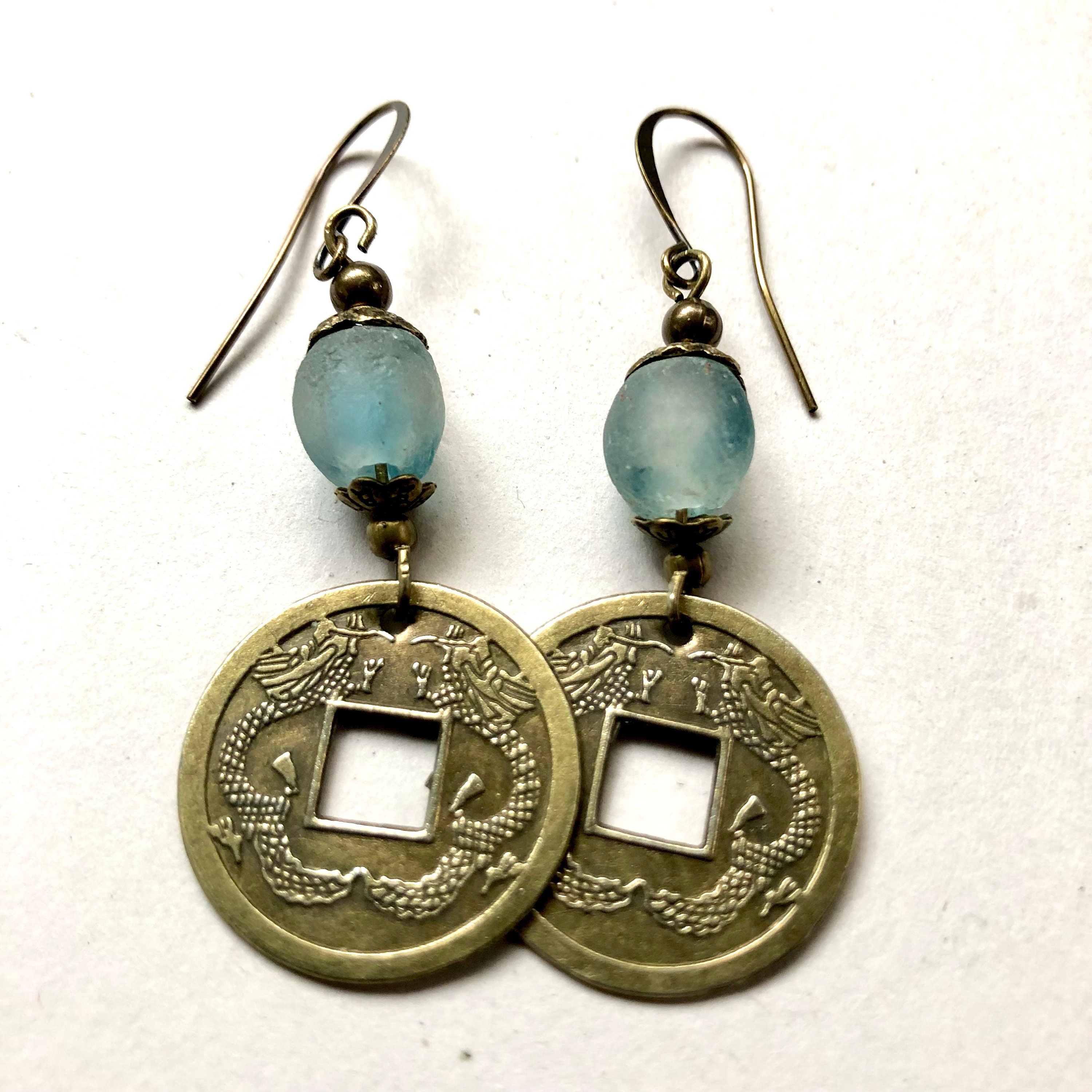 Dragon Year 2024 Recycled Ghana Glass Beads Lunar New Year Dragon ...