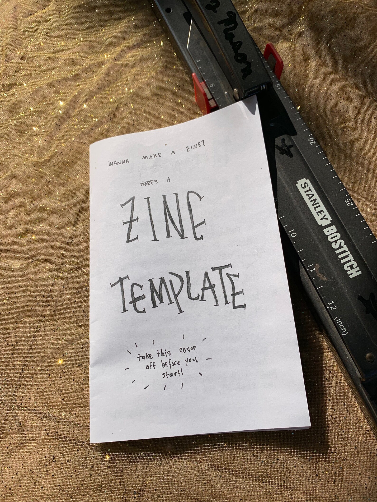 Zine Template - Etsy