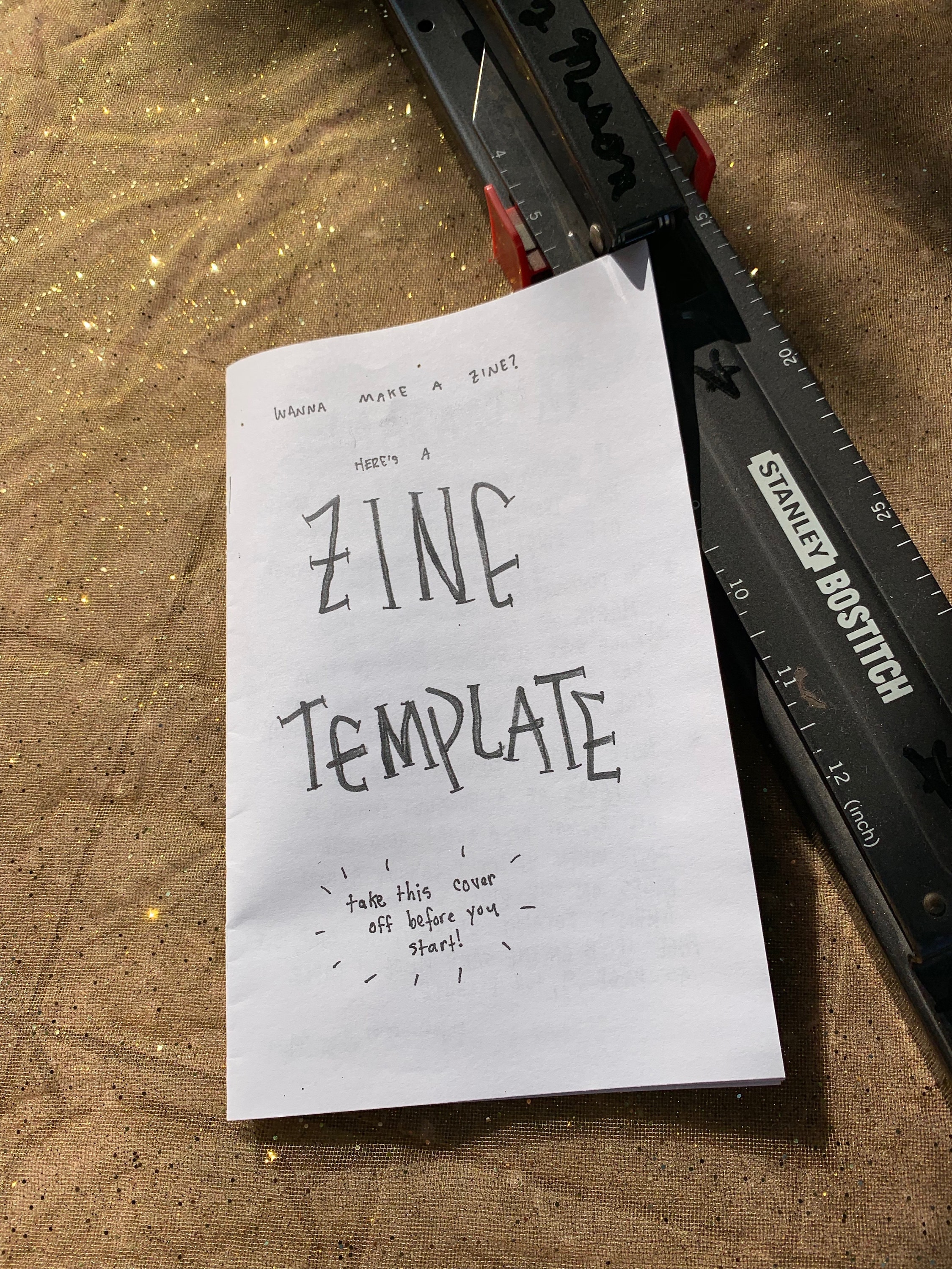 Zine Template - Etsy