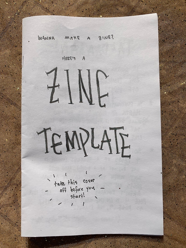 Zine Template - Etsy