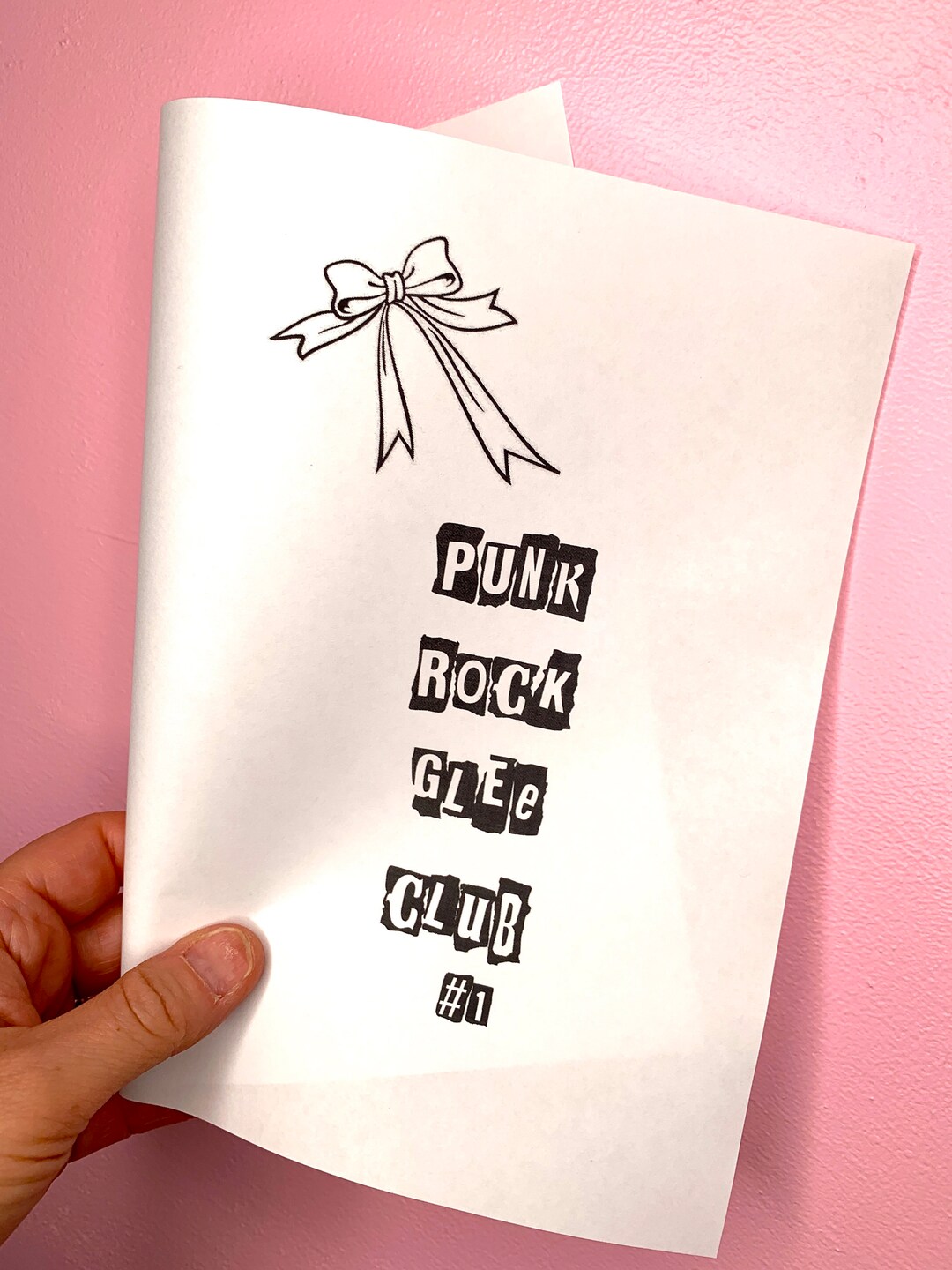 Punk Rock Glee Club #1 Zine Digital Download - Etsy