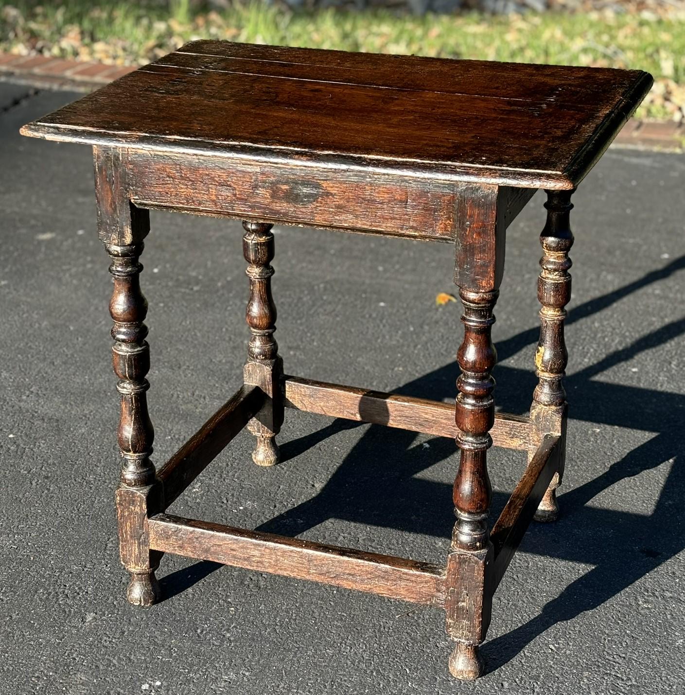 Antique 17th Century Charles II Occasional Table - Etsy