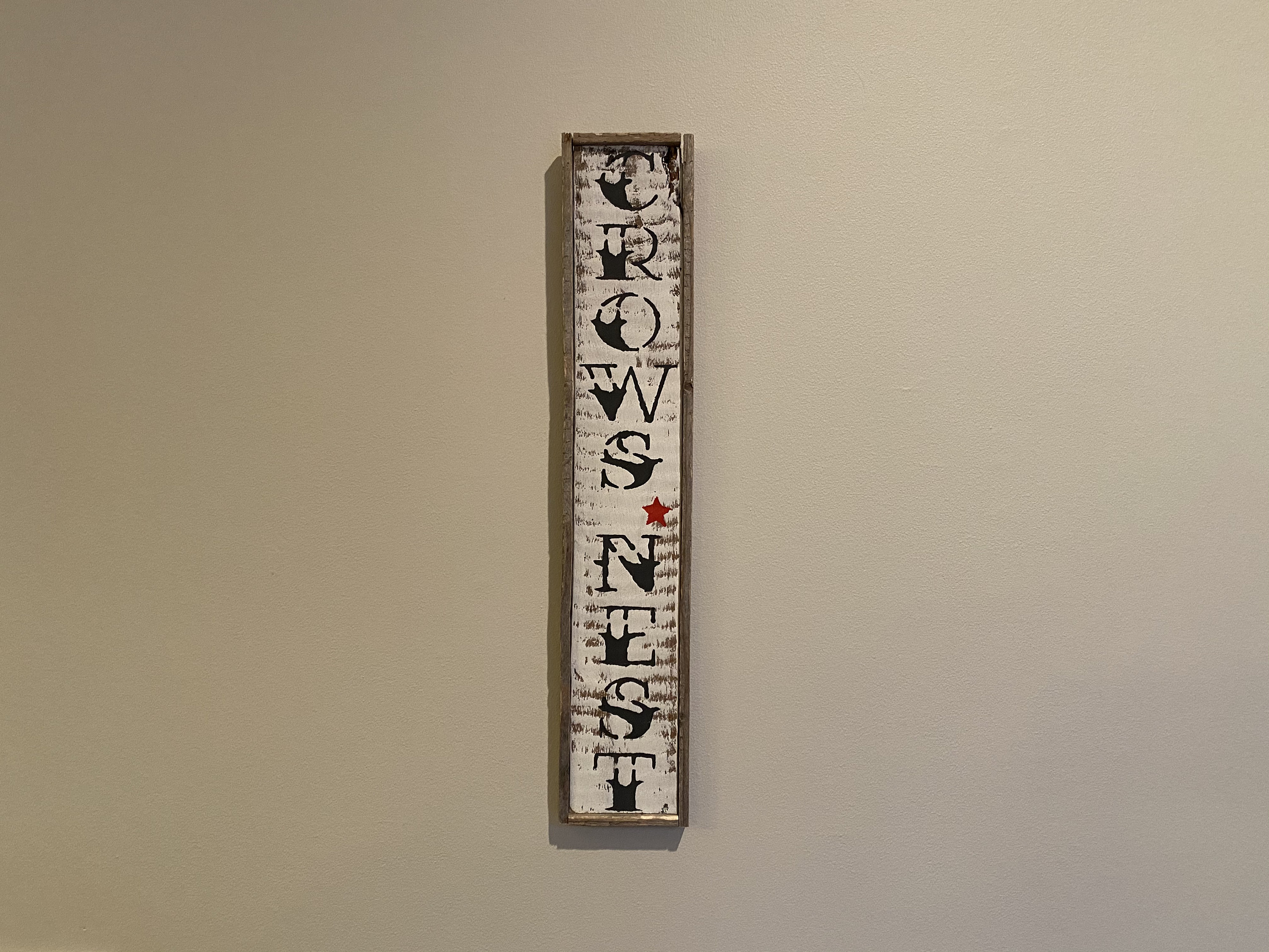 Crows Nest Sign Nautical Sign Decor Lake House Sign Boating - Etsy