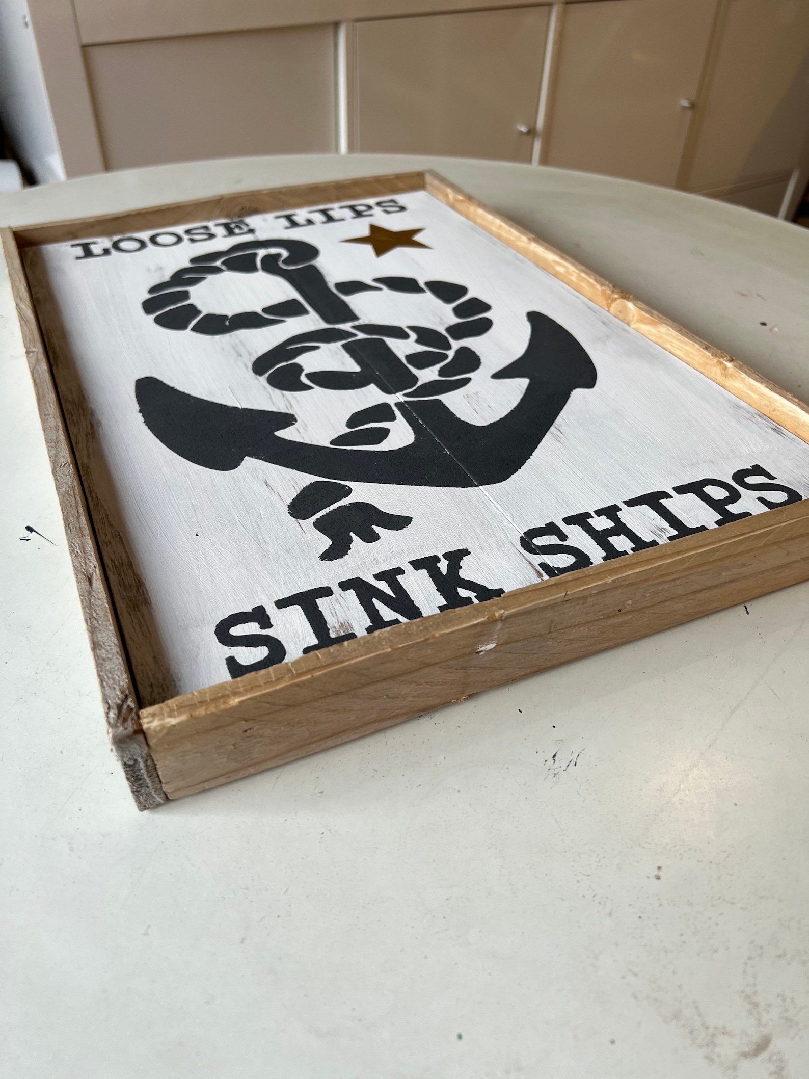 Nautical Wood Sign, Nautical Bar Sign, Anchor Wood Sign, Boat Sign ...