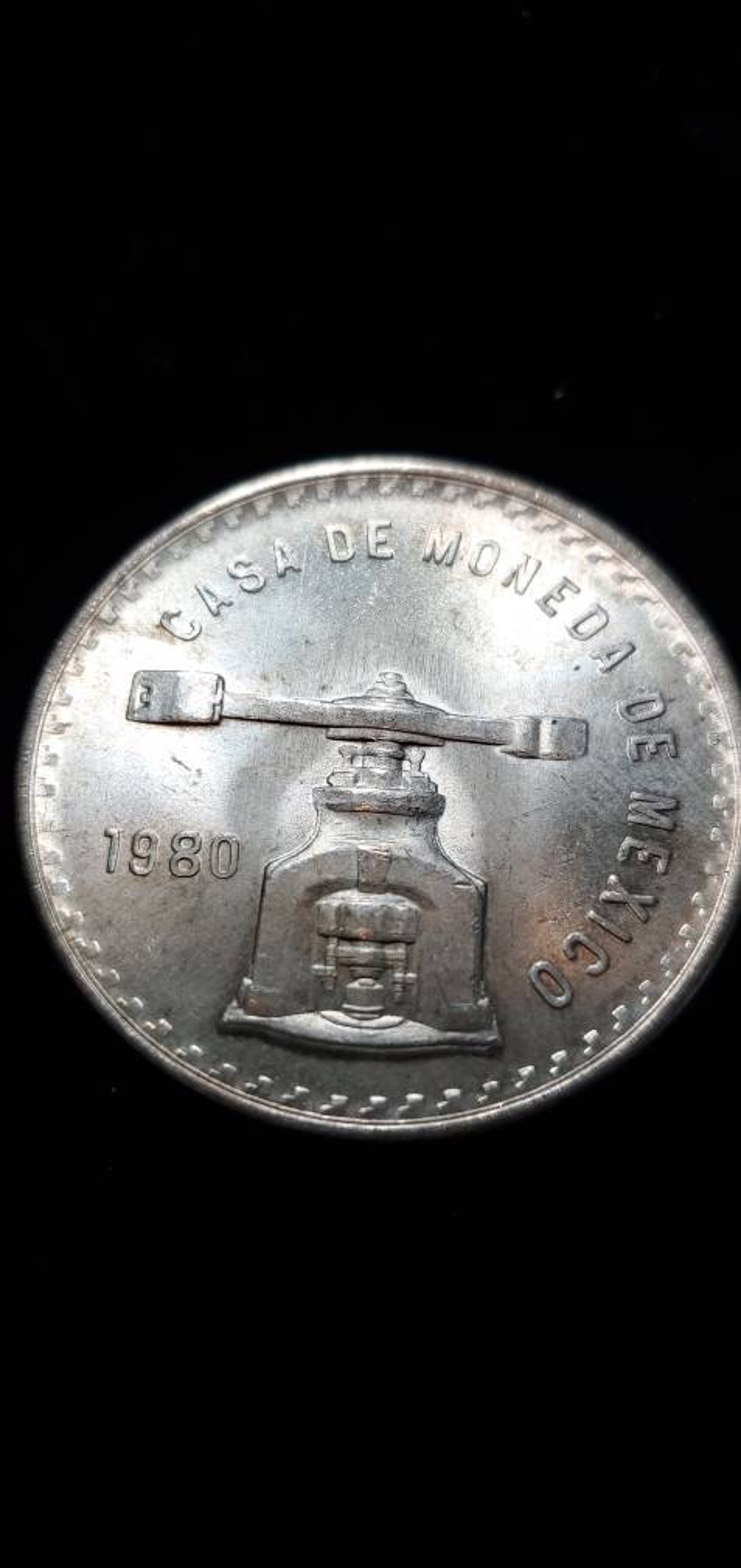 1980 Mexico .925 Silver 1 Ounce BU Coin Casa De Moneda - Etsy