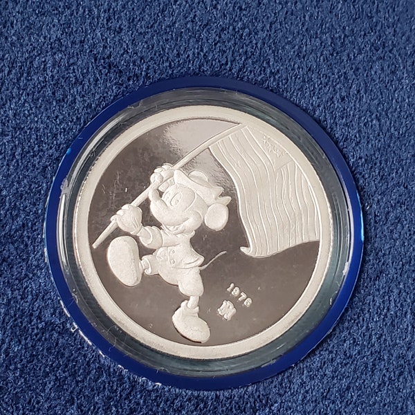 Mickey Mouse Silver Coin - Etsy