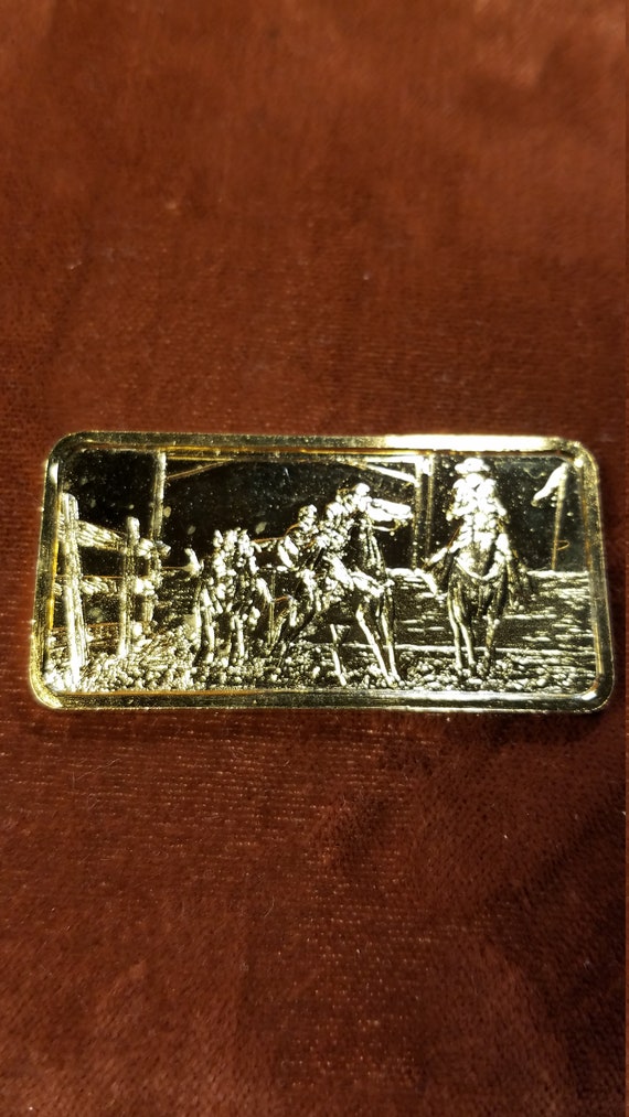 The Rodeo America the Beautiful 1 Ounce 999 Silver 24kt | Etsy
