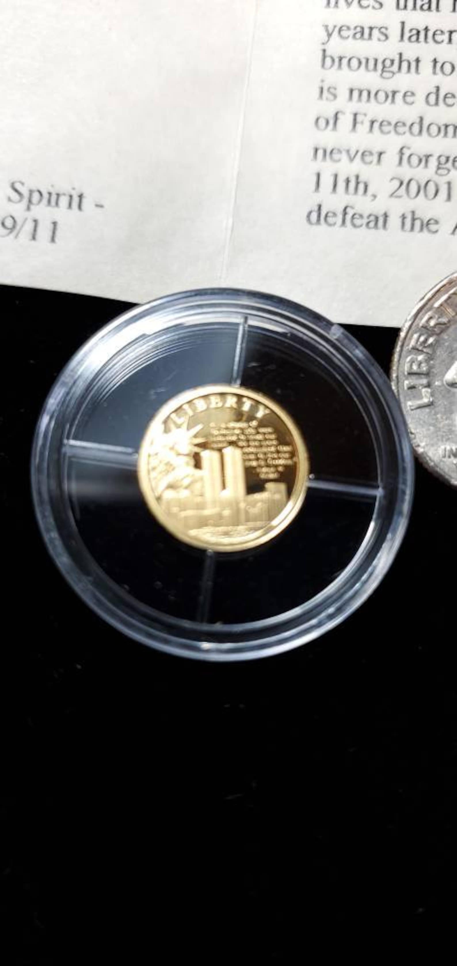 Liberty the American Spirit Remembering 9/11 14K .585 Gold .5 Grams ...