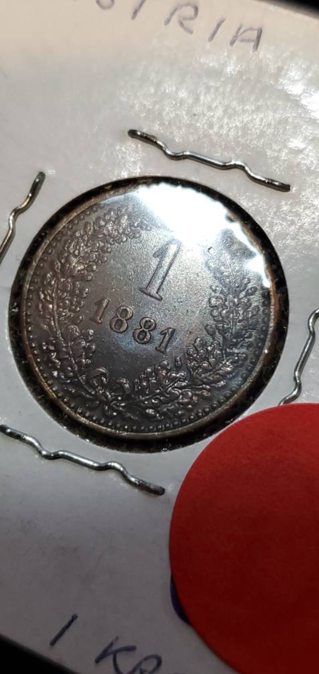 1881 Austria 1 Kreuzer Copper World Coin KM2187 Eagle Crown - BU ! Regular 45 Lot # 280 - Etsy