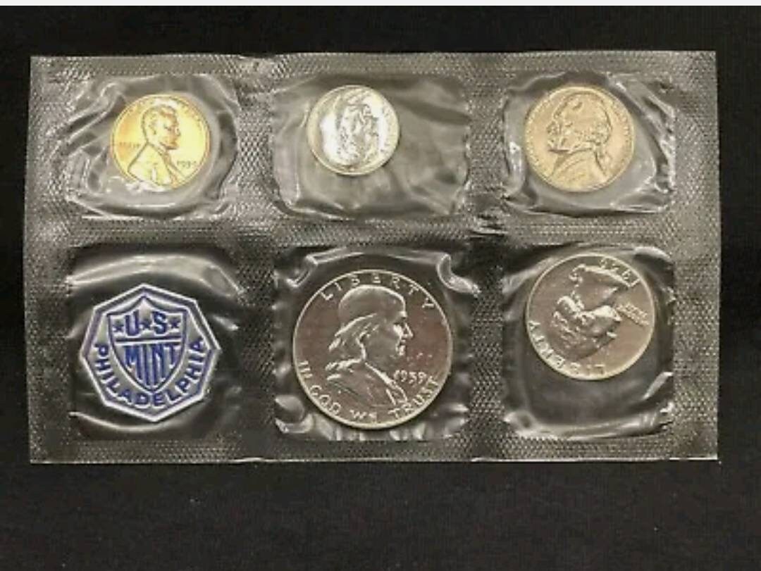 1959 Silver Proof Mint Set With Original Government Envelope - Etsy