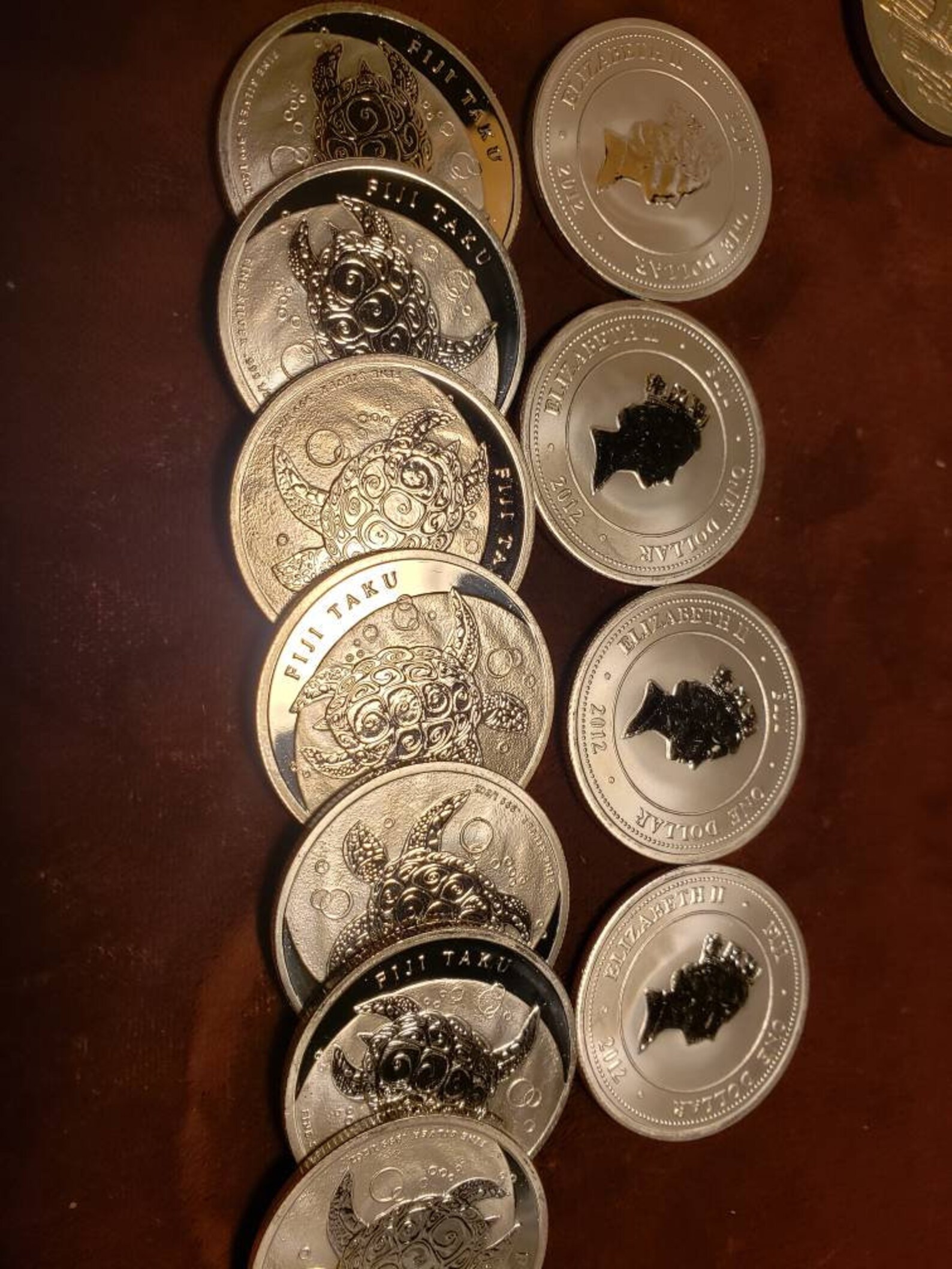 2012 Fiji Taku Turtle/ Queen Elizabeth II 1/2 Half Ounce 999 - Etsy