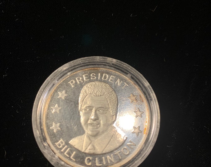 President Bill Clinton- 1 Ounce 999 Silver Round/ Coin - ! Lot #73 - Etsy