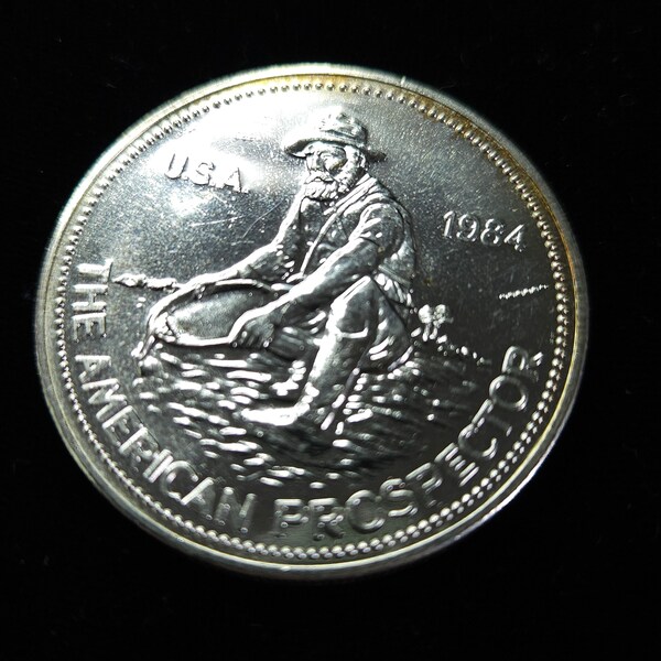 Prospector Silver Coin - Etsy