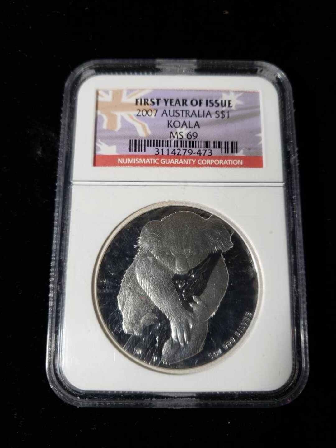 2007 Australia Koala / Queen Elizabeth II , NGC MS 69. “first Year of ...