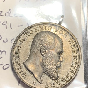 German WW1 Wurttemberg Silver Military Merit Medal 1908 Regular 99 ...