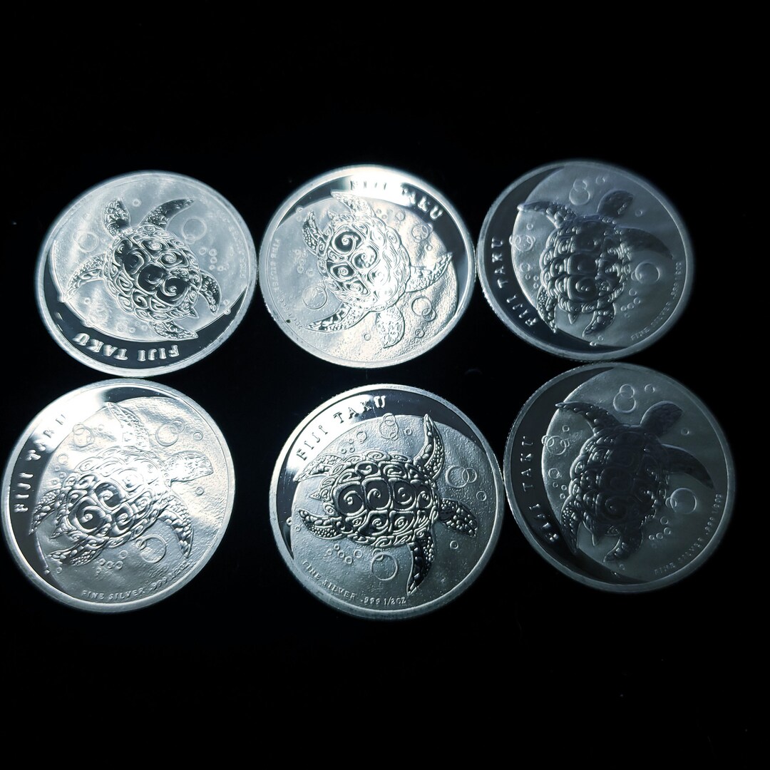 2012 Fiji Taku Turtle/ Queen Elizabeth II 1/2 Half Ounce 999 Silver ...