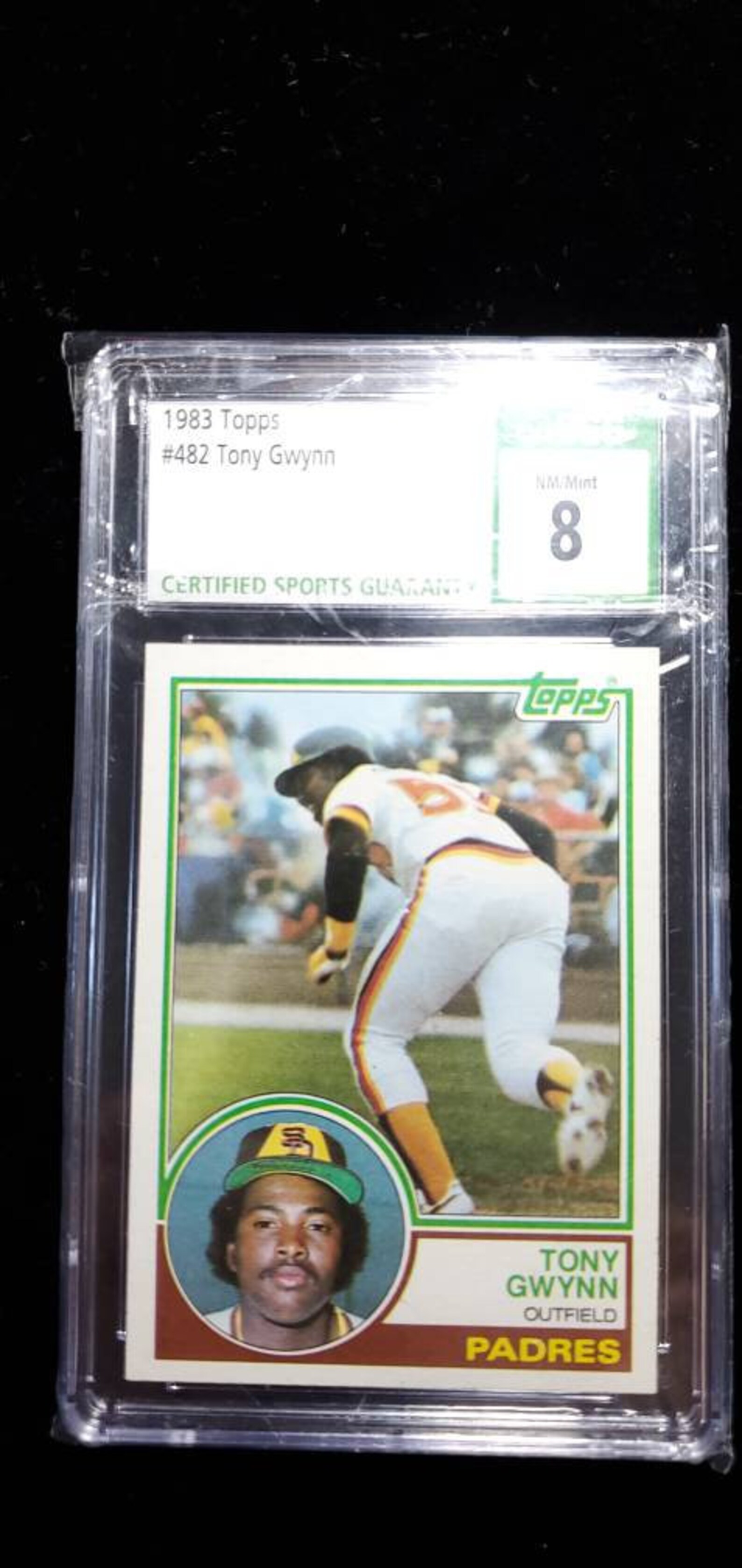 1983 Topps Tony Gwynn Rookie Card Professionally Graded CSG - Etsy