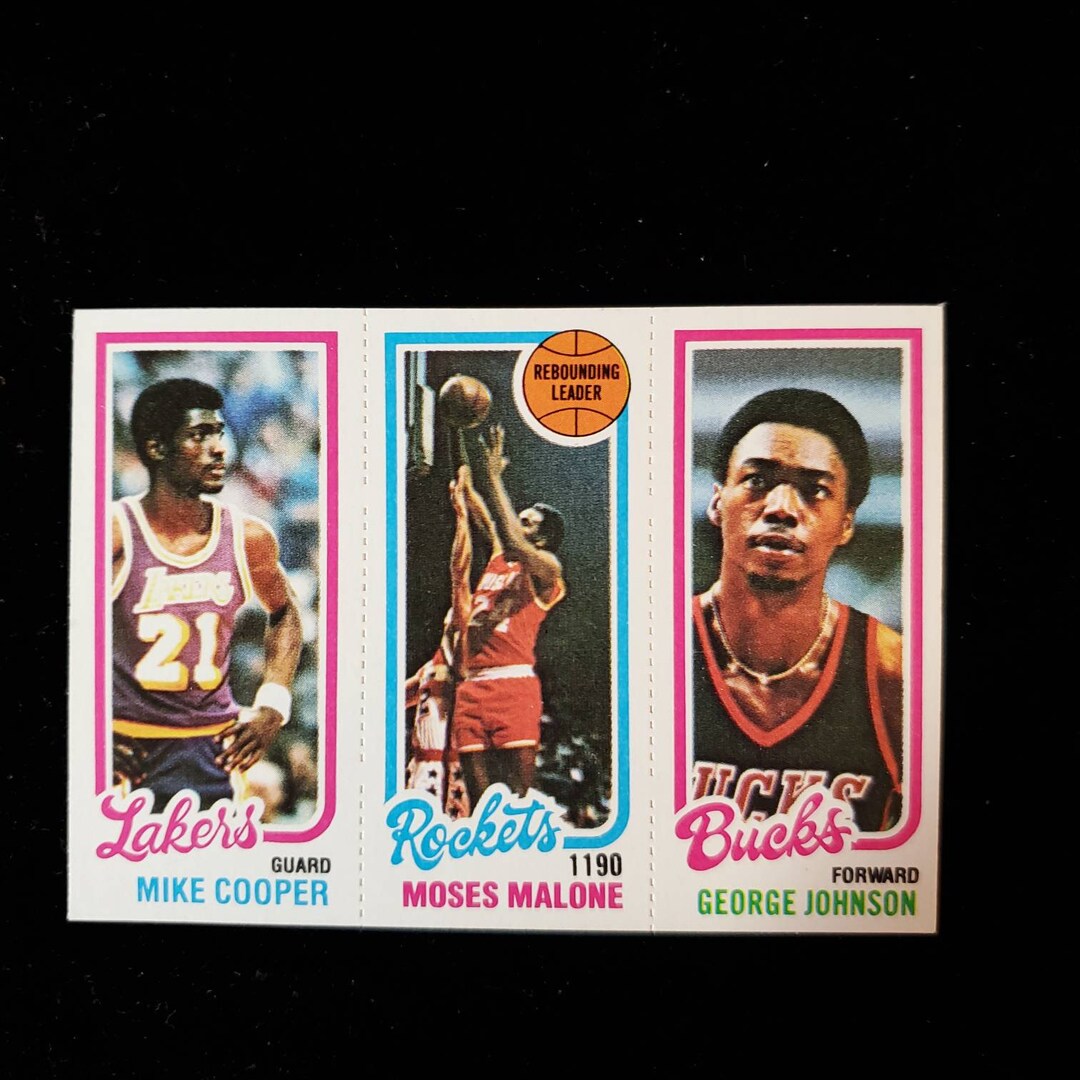 1980 1981 Topps Mike Cooper RC Moses Malone George - Etsy