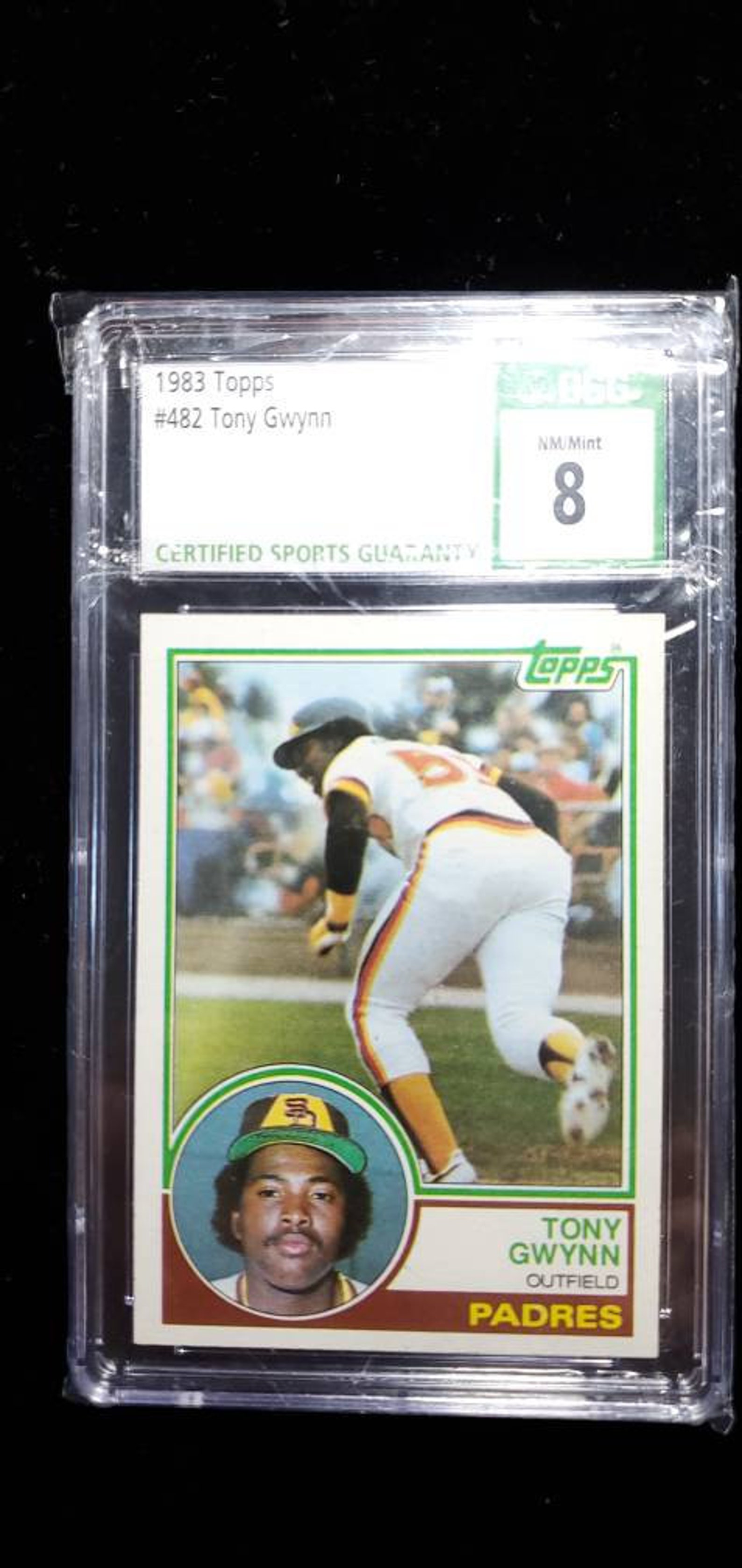 1983 Topps Tony Gwynn Rookie Card Professionally Graded Csg - Etsy