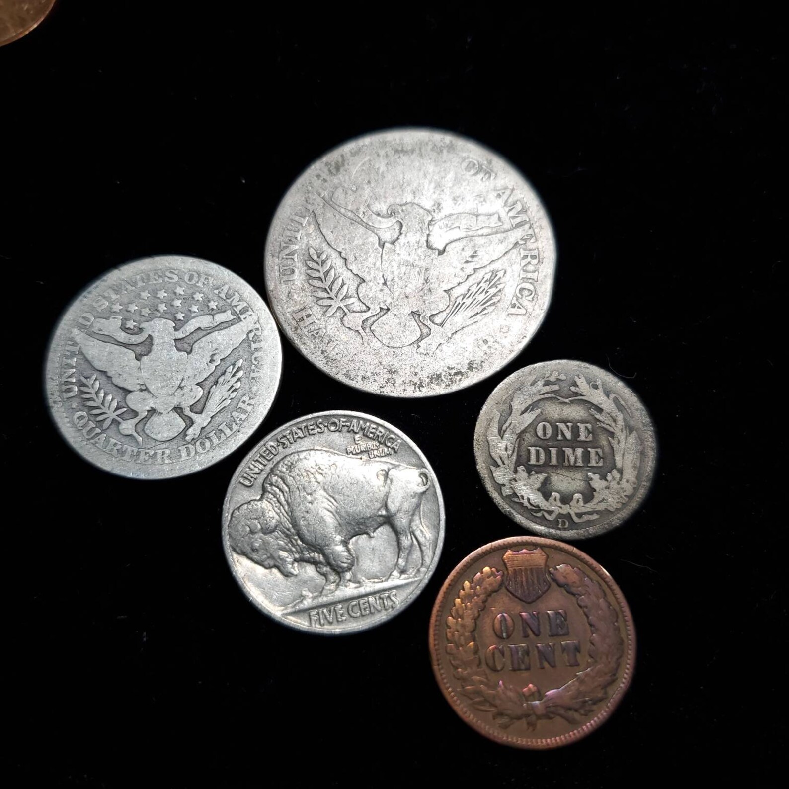 U.S Coins Type Set 5 Coins 1902 Barber Half 1900 - Etsy