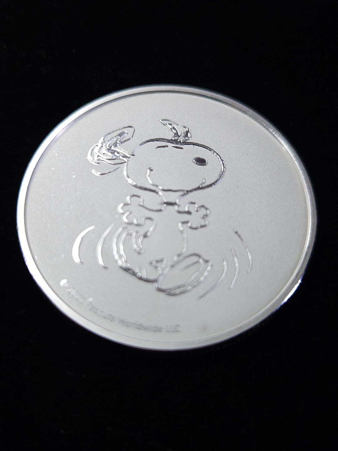 Snoopy Peanuts 1 Ounce 999 Silver 2021 Silver Coin / Round Lot 561 - Etsy