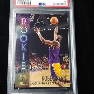 KOBE BRYANT - 1996 Stadium Club Rookies 2 #R9 - Certified PSA 9 ...
