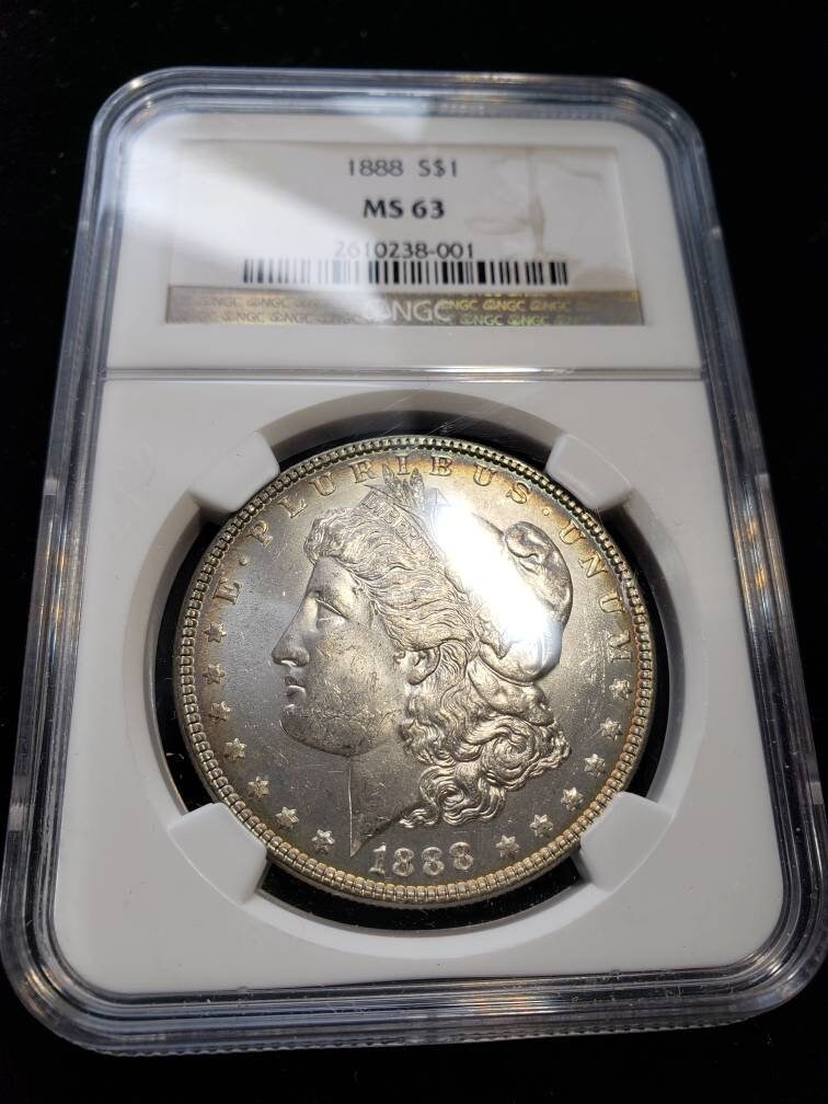 Toned Morgan Dollar - Etsy