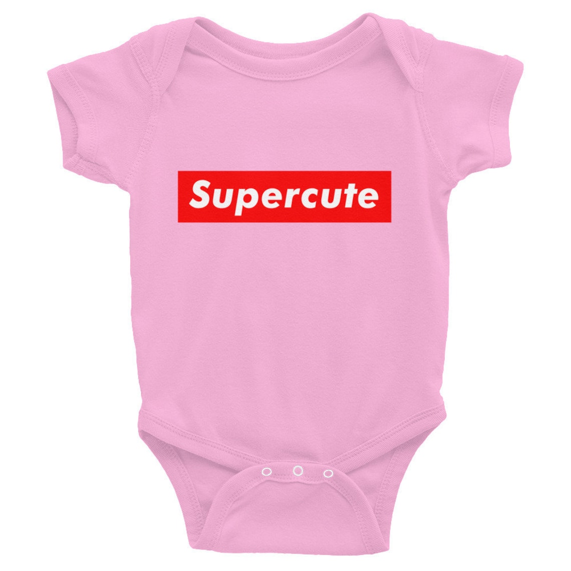 Supreme Baby Bodysuit Designer Inspired Onesie in White Black | Etsy
