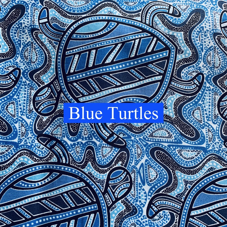 Blue Aboriginal Art Prints NOTE: the Colours Are More Vibrant That the ...