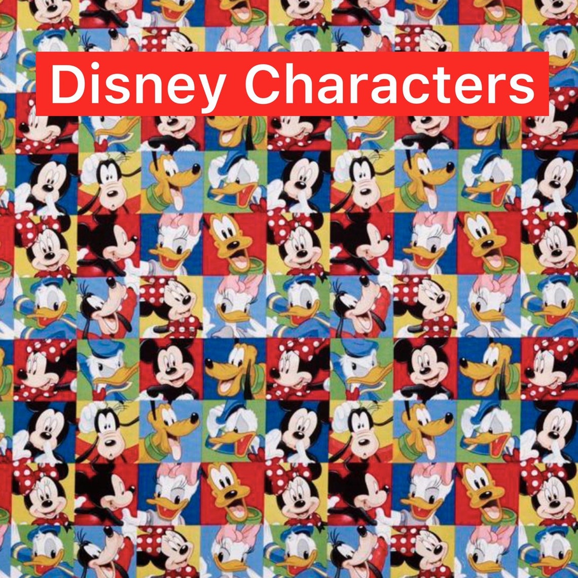 Disney Characters Design - Etsy