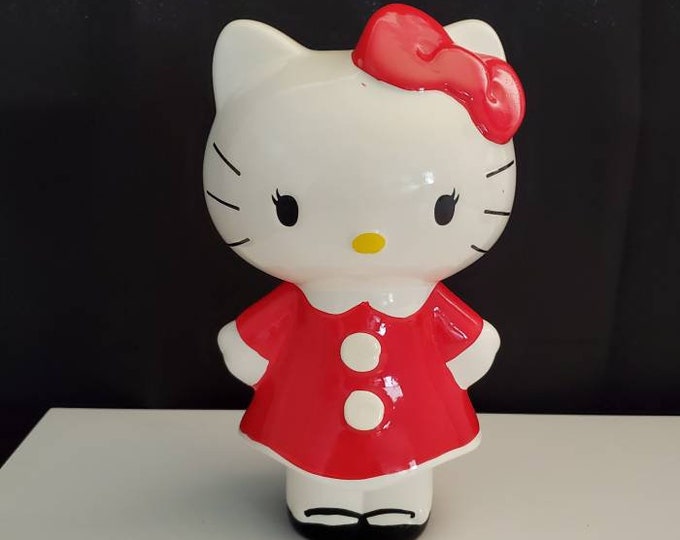 Hello Kitty Sanrio Coin Bank - Etsy