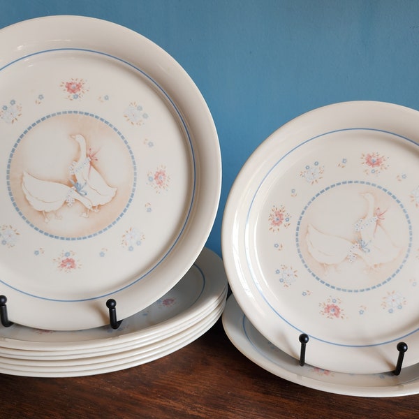 Country Goose Dinnerware - Etsy