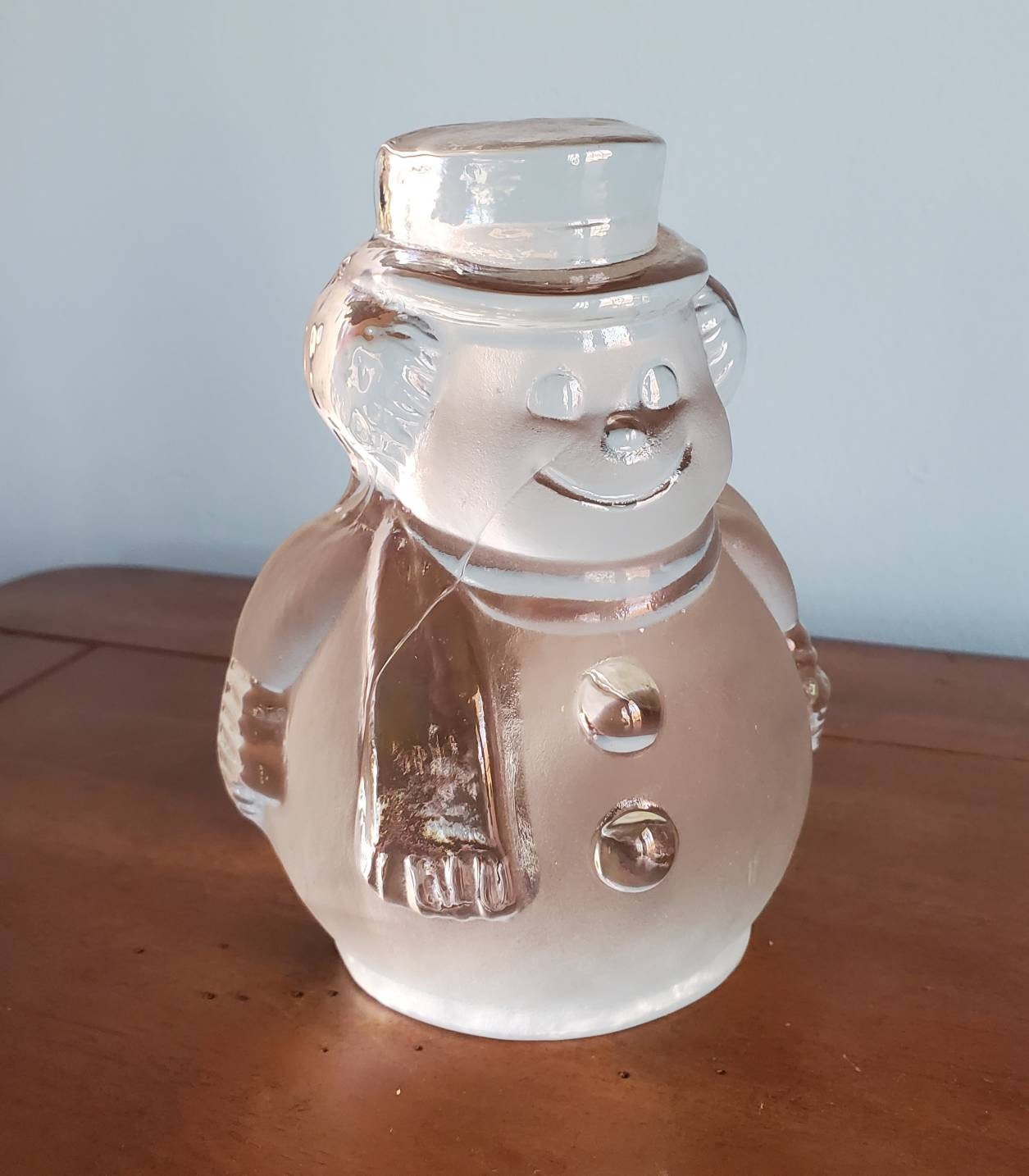 Viking Glass Snowman | Etsy