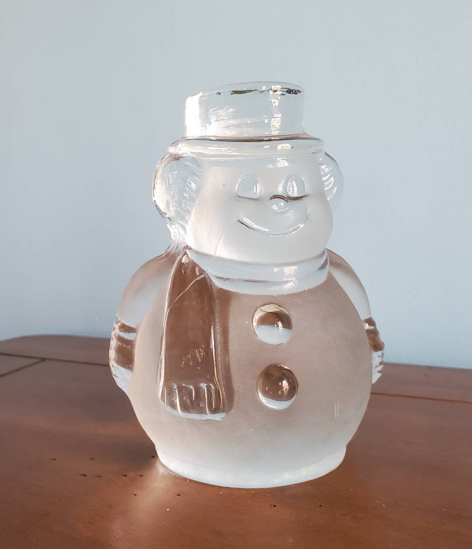 Viking Glass Snowman | Etsy