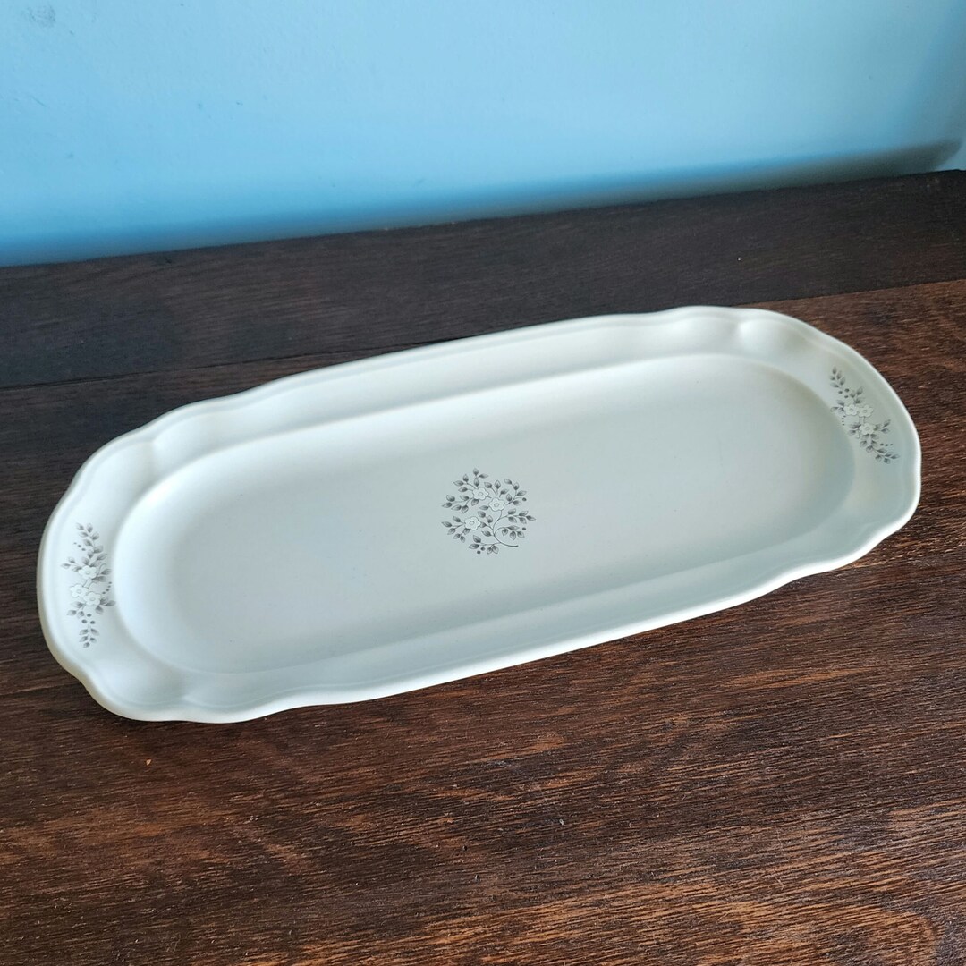 Vintage Pfaltzgraff Heirloom Platter Tray 16" - Etsy