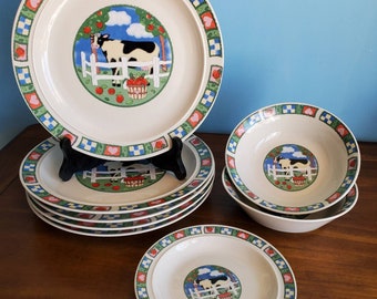 Cow Dinnerware Sets | Etsy
