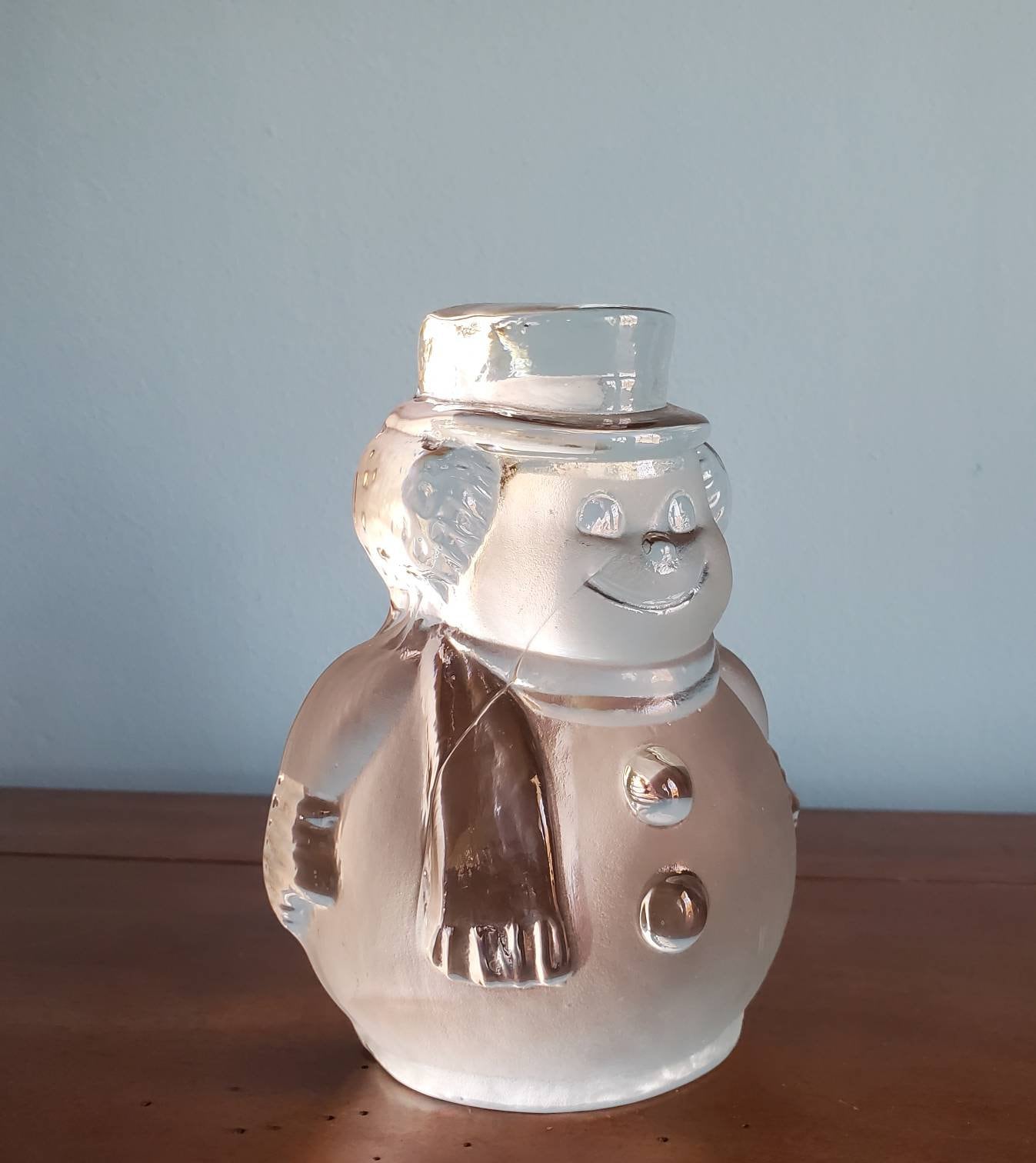 Viking Glass Snowman | Etsy